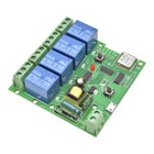 AC 220V 4 Channel WiFi Wireless Relay Delay Switch 4-way Control for ...