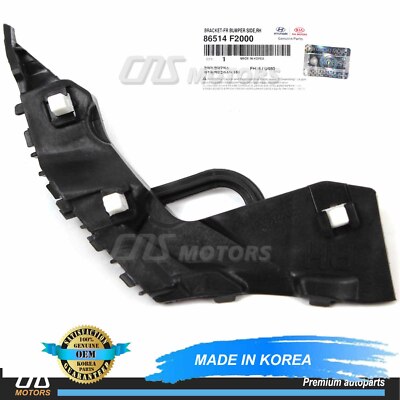 ⭐OEM⭐ Front Bumper Bracket RIGHT PASSENGER for 17-18 Hyundai Elantra ...