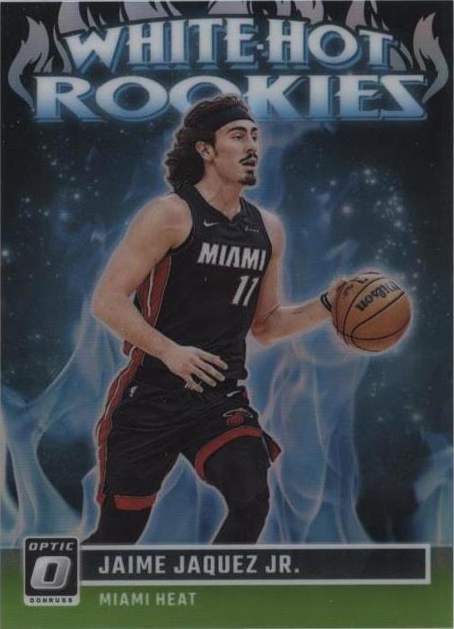2023-24 Panini Donruss Optic - White Hot Rookies Jaime Jaquez Jr. #13 Lime Green Prizm /149 (RC ...