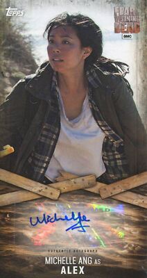 Topps Fear The Walking Dead Autograph Card MA-2 Michelle Ang As Alex | eBay