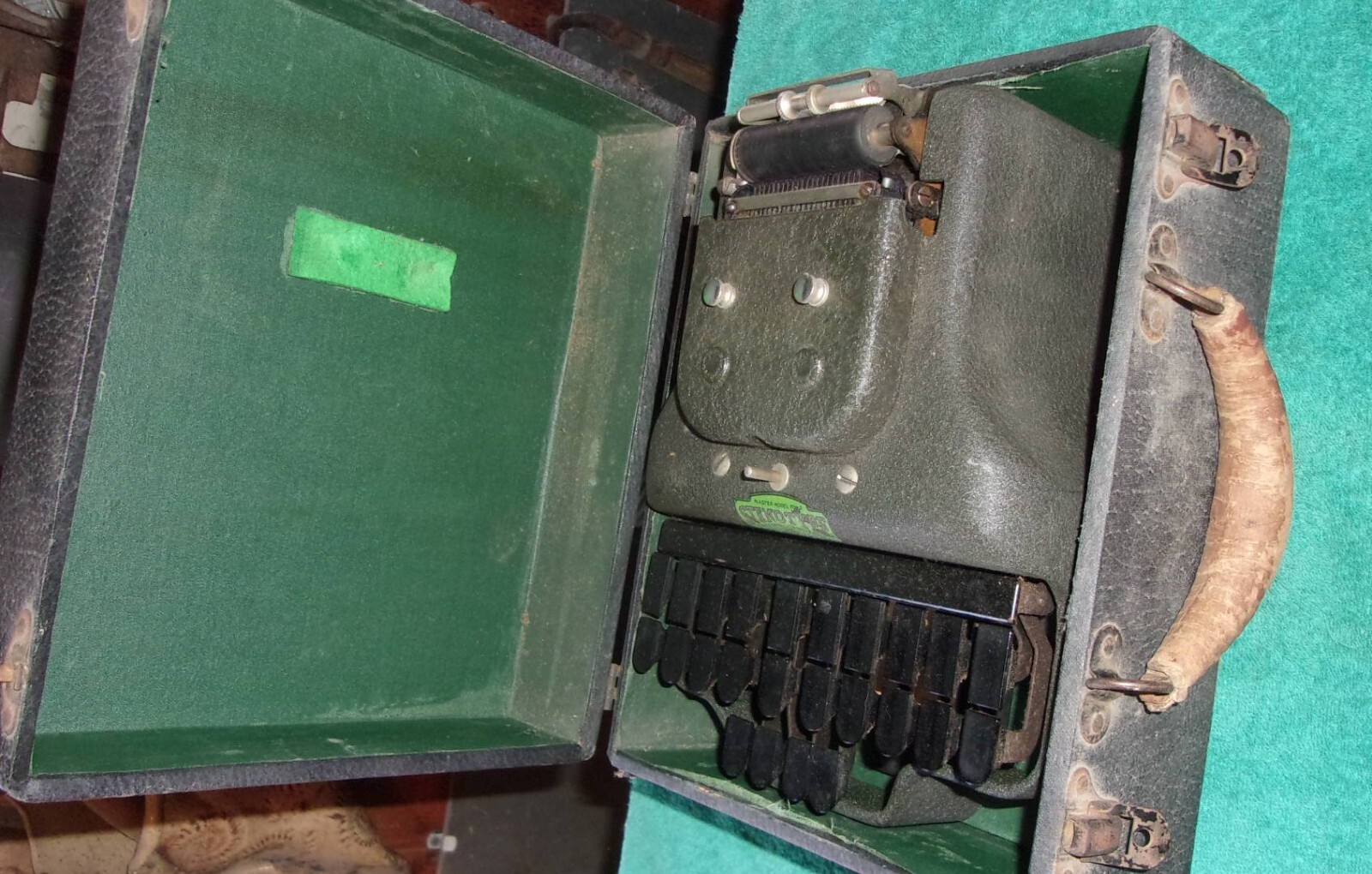 ANTIQUE TYPEWRITER STENOTYPE COURT RECORDING IN CASE 1933 | eBay