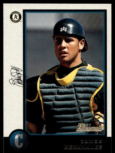 1998 Bowman 155 Ramon Hernandez Oakland Athletics Baseball Card | eBay