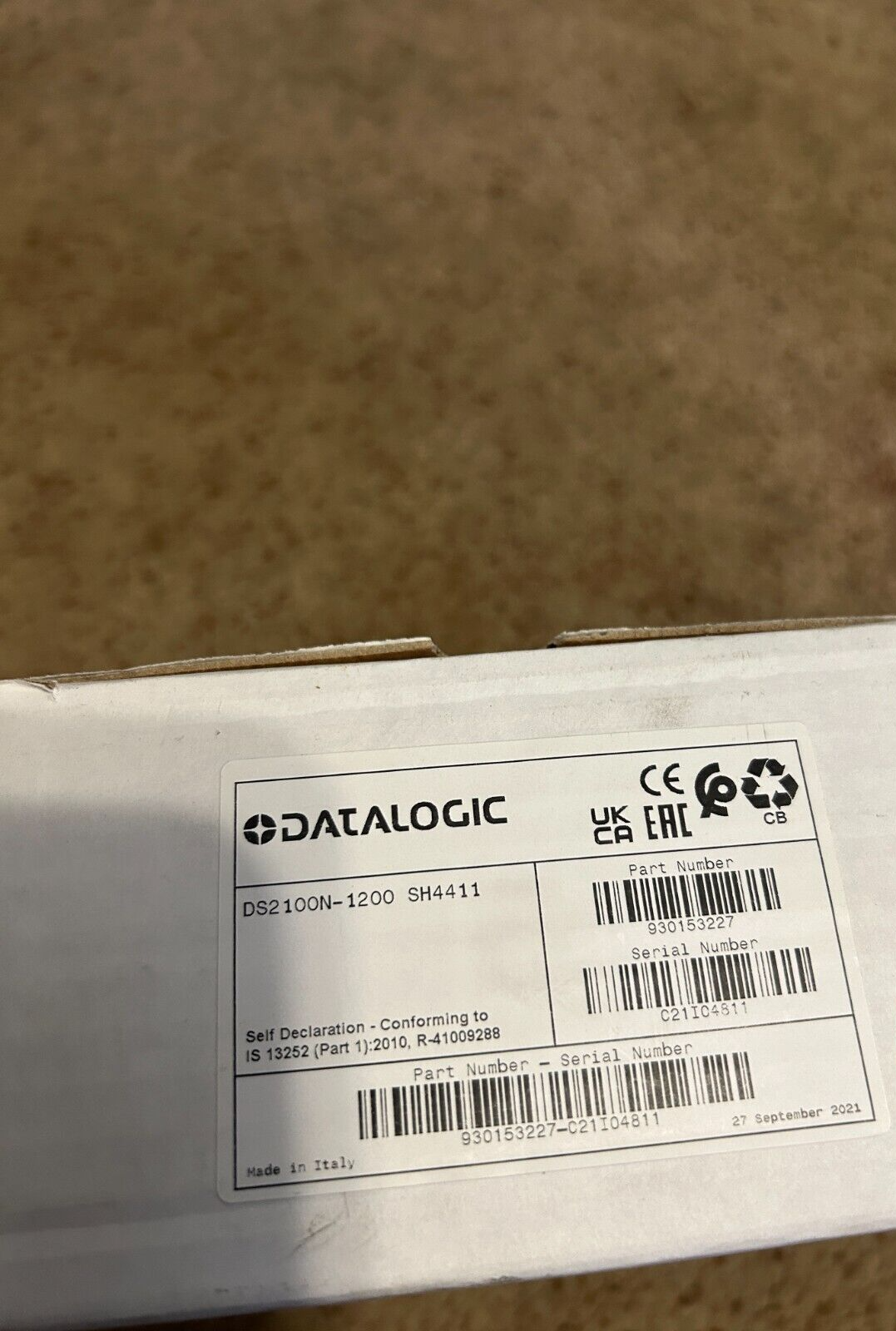 DATALOGIC DS2100N-1200 BAR CODE SCANNER BRAND NEW IN BOX | eBay