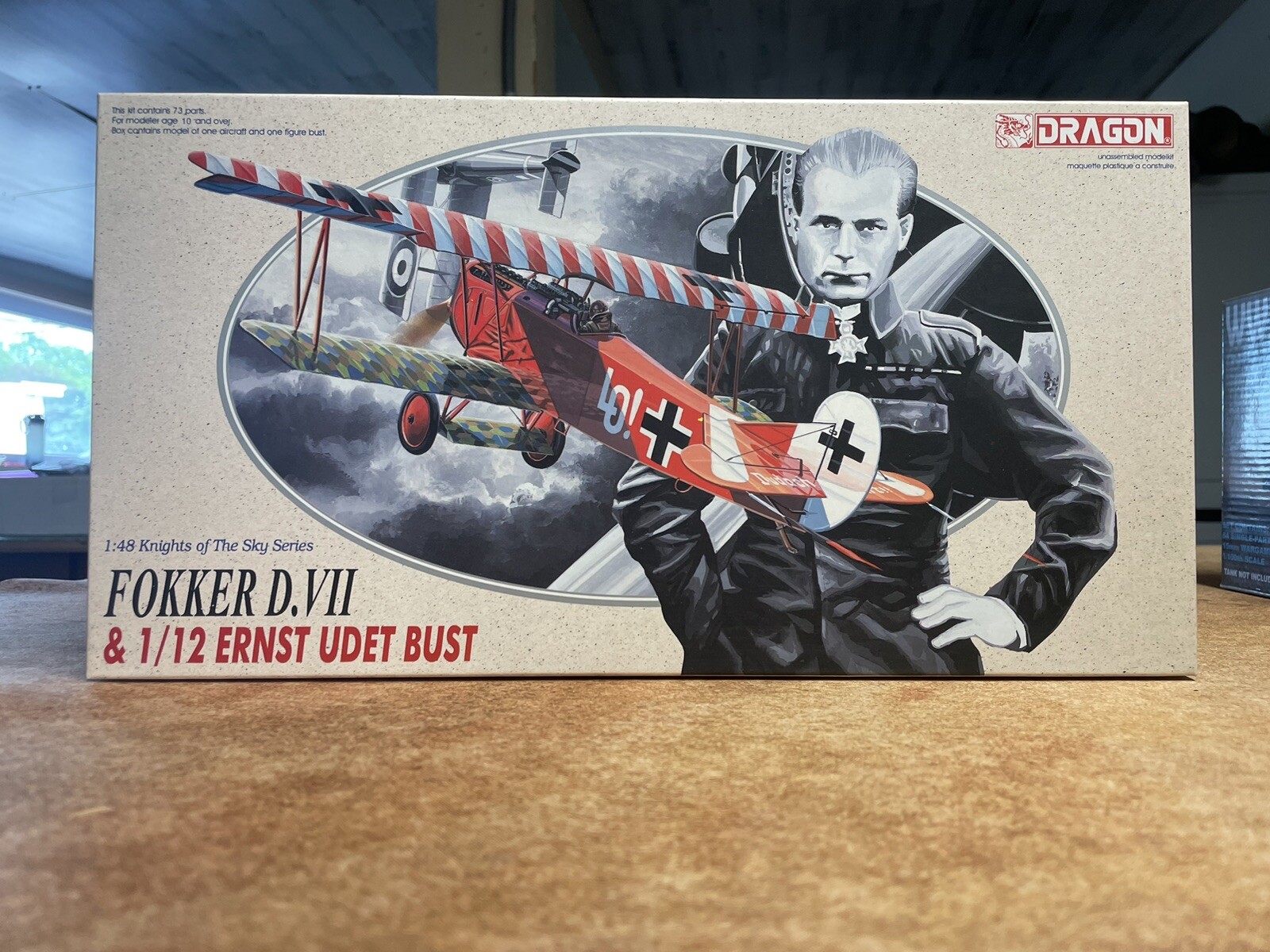 DML Dragon 1/48 Scale Fokker D.VII & 1/12 Ernst Udet Bust Model Kit ...