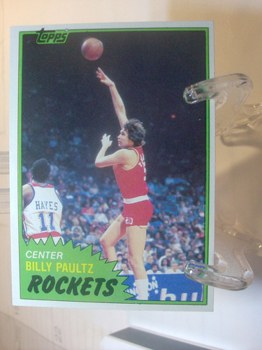 1981-82 Topps Basketball Card #MW87 - Billy Paultz - Houston Rockets ...