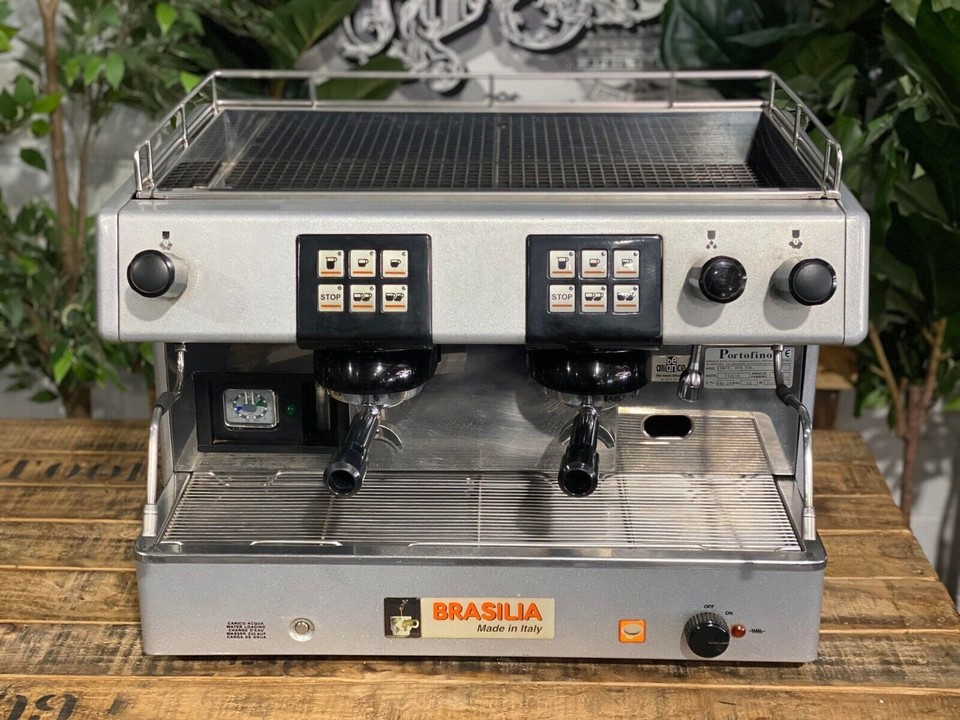 BRASILIA REST 2 GROUP GREY ESPRESSO COFFEE MACHINE | eBay