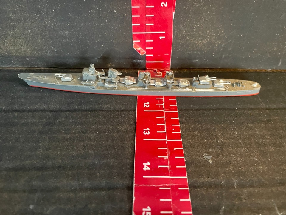 4 Handbuilt Plastic Model Mini Ship Fletcher class destroyer, auxiliary ...