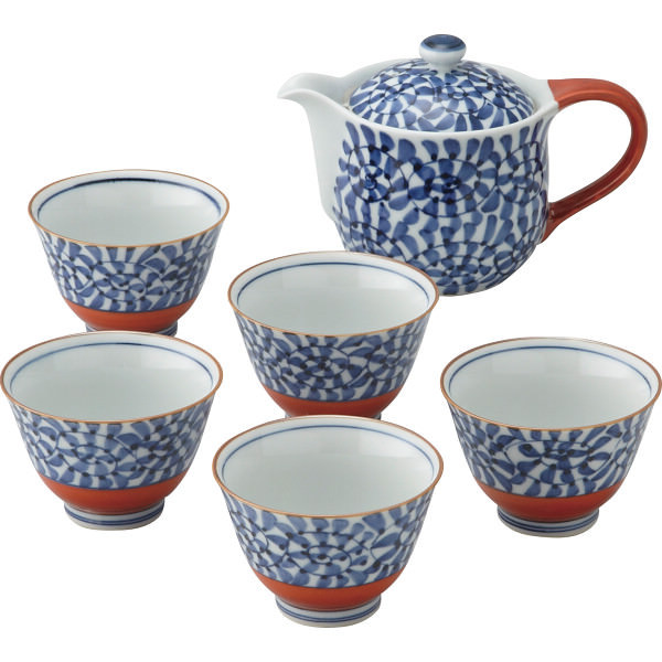 Imari-yaki, Dyed Brocade Octagon Pot and Teacup Set | Teacup and Po ...