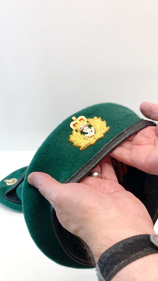 British-Issue Commando Beret & Badge. New. Various Sizes. Royal Marines ...