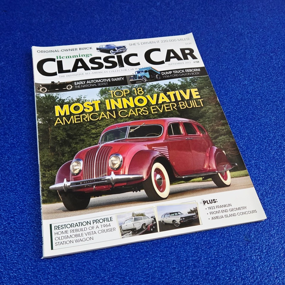 HEMMINGS CLASSIC CAR MAGAZINE: TOP 18 MOST INNOVATIVE AMERICAN CARS ...
