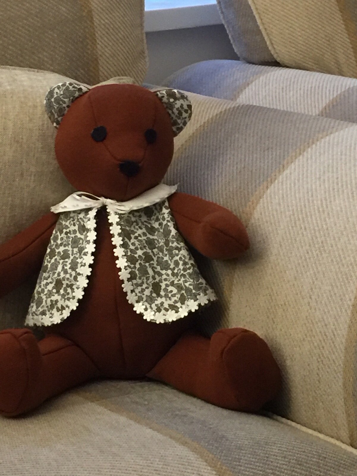 Simplicity A2115 memory bear pattern printed copy keepsake Teddy Sewing ...