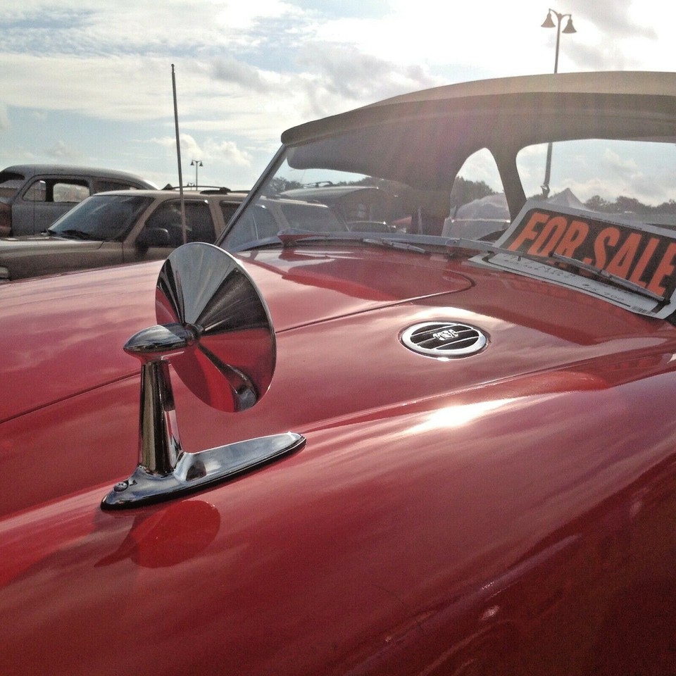 Pair MGA MGB Sprite door fender mirrors 1955 1956 1957 1958 1959 1960 ...