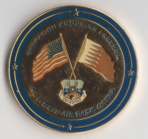 USAF 379th ELRS Al Udeid Air Base Qatar Coin 1.5 "DIA | eBay