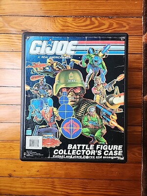 Vintage GI Joe 1991 Hasbro 13 x 11 x 6" Battle Figure Collector's Case ...