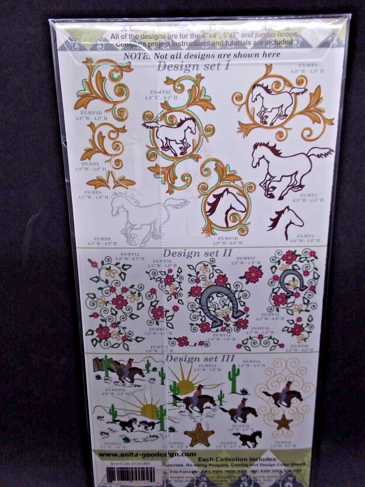 Various Anita Goodesign Embroidery Machine Design CDs for Fashion ...