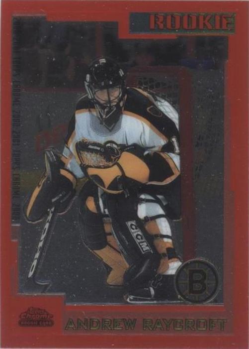 2000-01 Topps Chrome - Andrew Raycroft #250 Red /1250 (RC) for sale ...