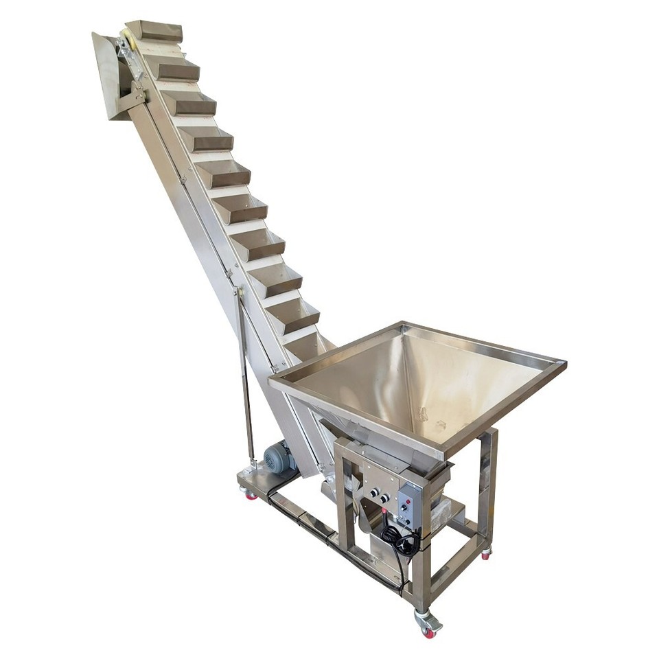 220V Z Type Tipping Bucket Granular Materials Feeder Conveyor Stainless ...