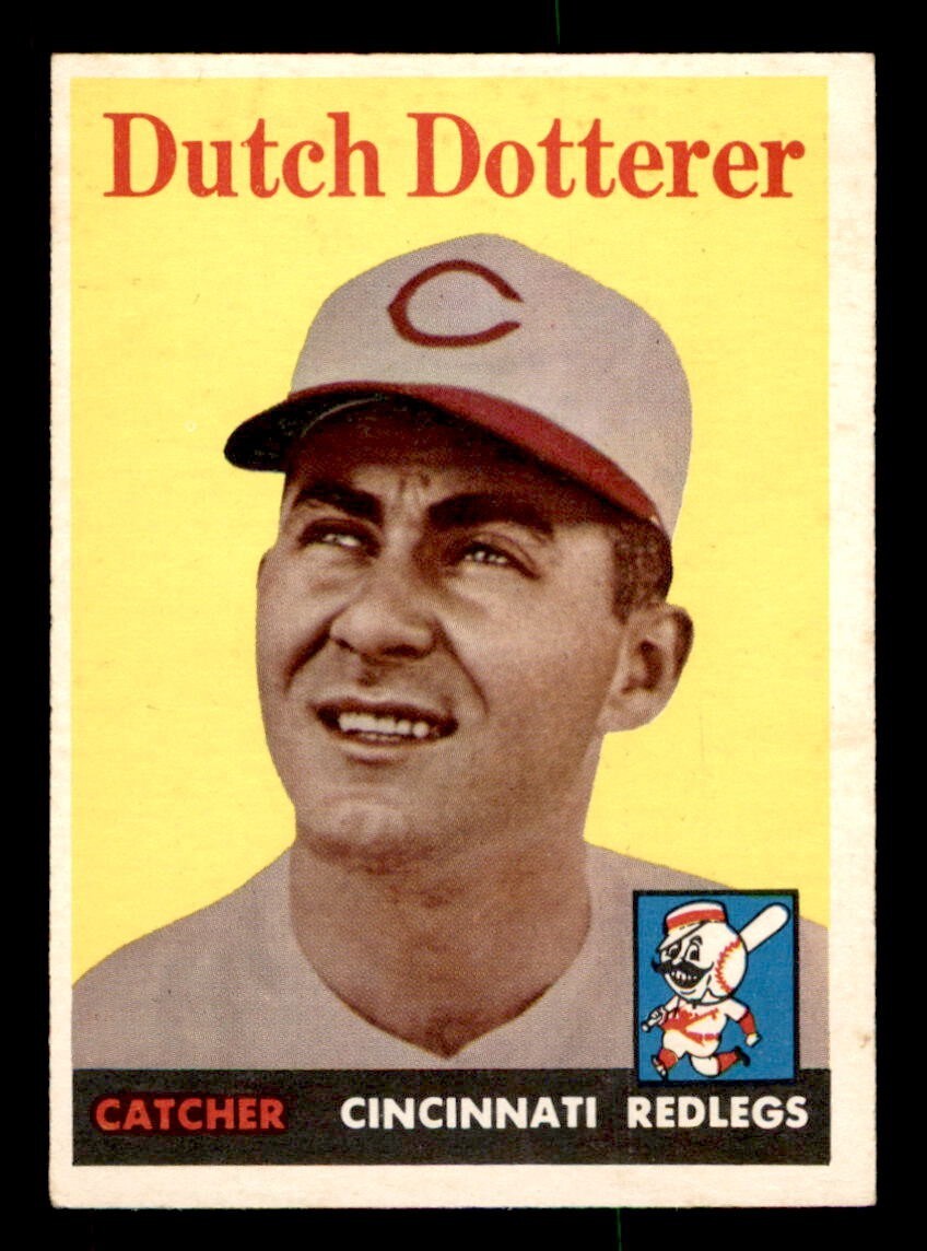 1958 Topps Baseball #396 Dutch Dotterer EX *f1 | eBay