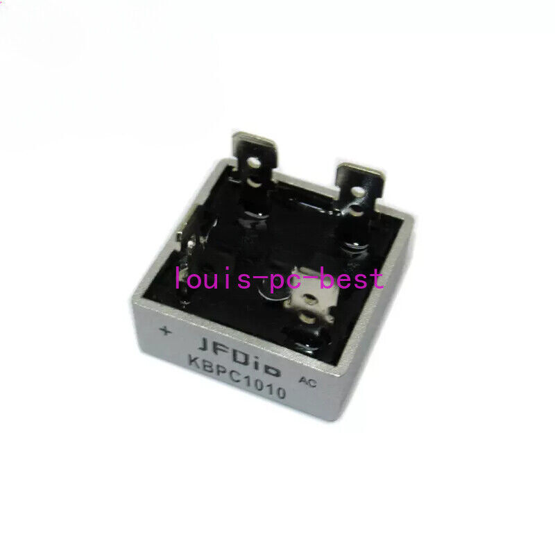 1PCS KBPC1010 10A 1000V Single Phase Square Diode PCB Bridge Rectifier ...