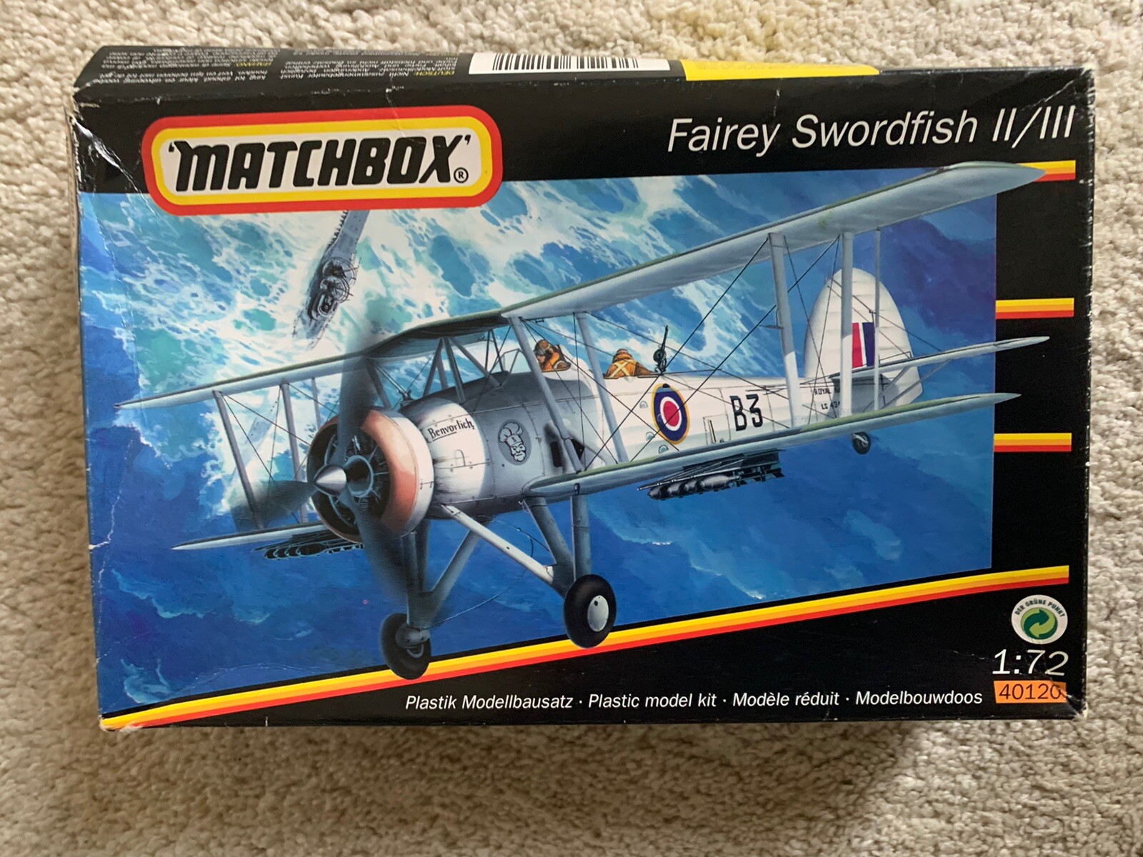 Matchbox Fairey Swordfish II/III Model Aircraft 1:72 1998 Unused | eBay