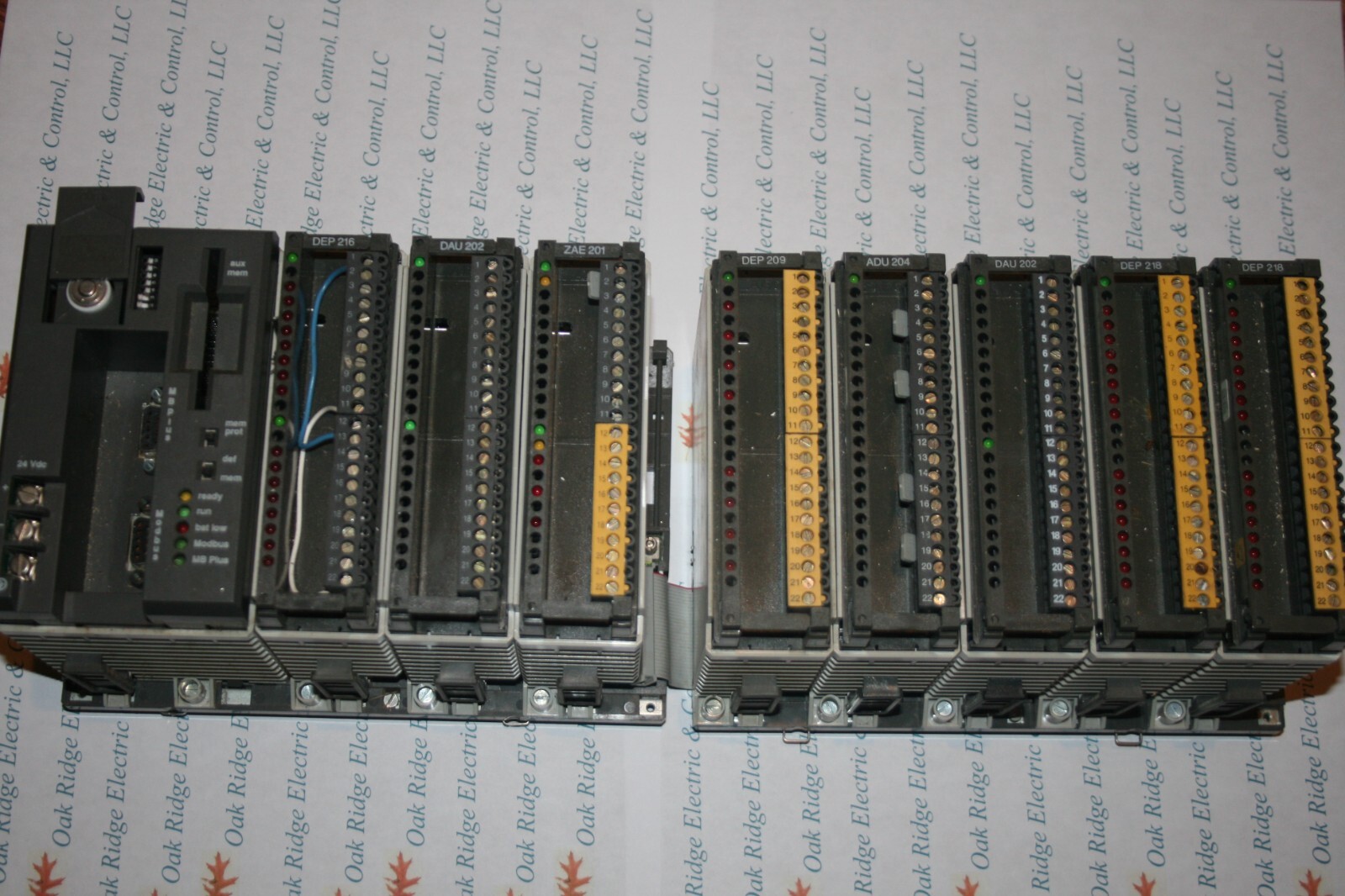 Schneider Modicon Compact PLC 984 CPU PC-A984-145 with 3 Racks ...