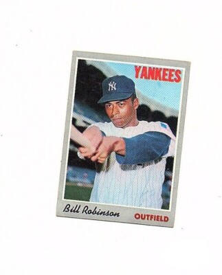 1970 Topps Baseball BILL ROBINSON Card # 23 - CLEAN BACK | eBay