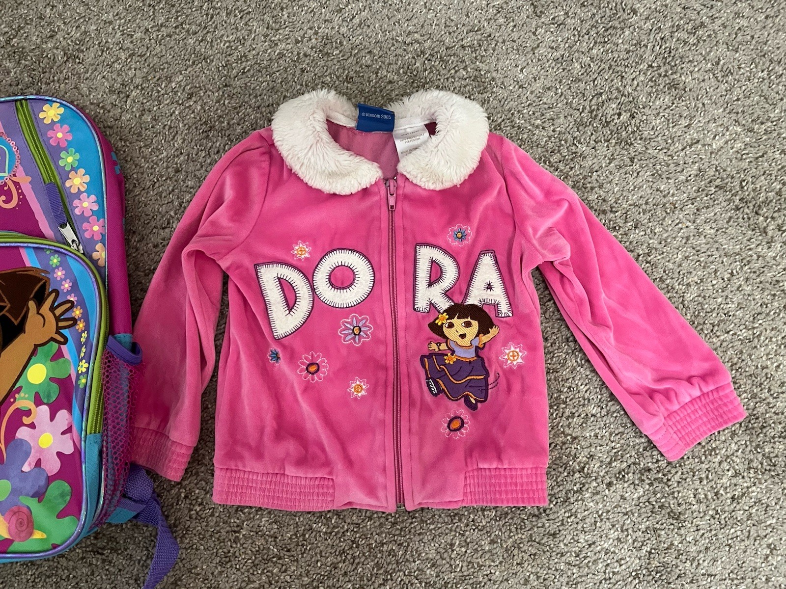 Vintage Nickelodeon Dora The Explorer Coat Jacket 2/3… - Gem