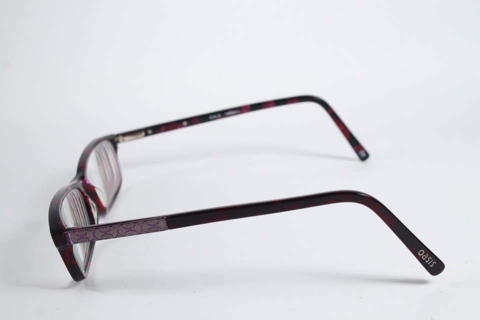 Oasis Eyeglasses Cosmos Womens Purple 2 Full Rim Plastic Eyewear ...