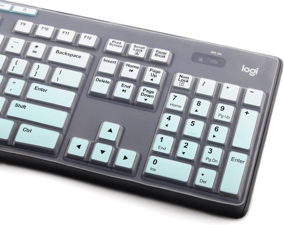 Keyboard Cover Skin Protector for Logitech MK295 MK275 MK270 Wireless ...