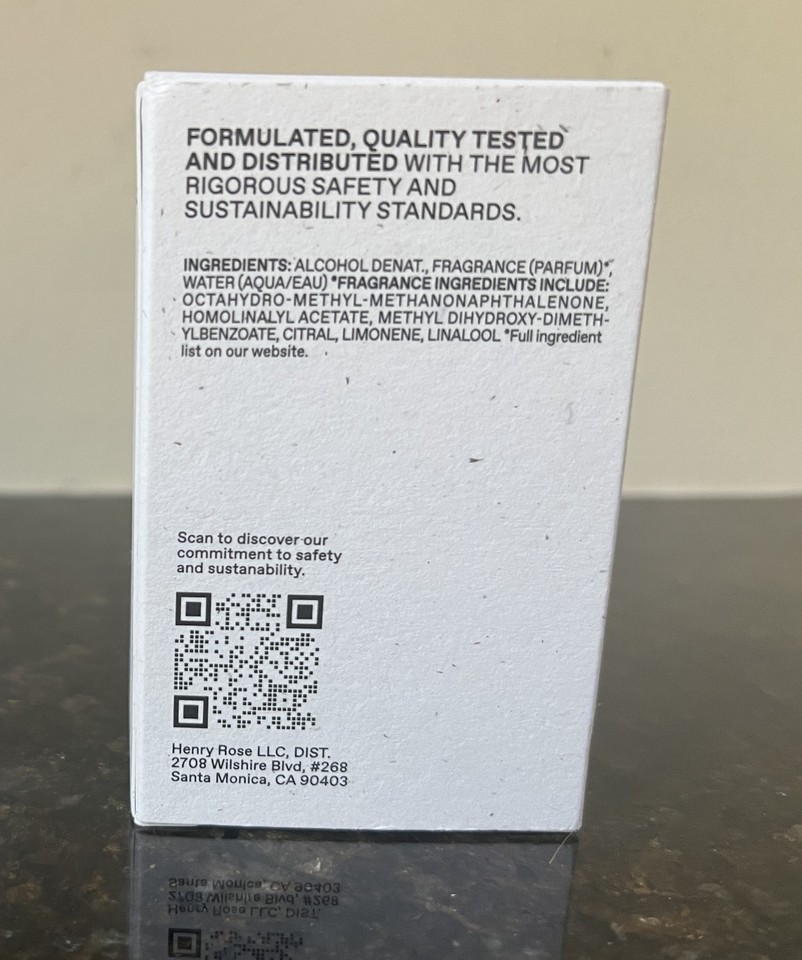 Henry Rose Eau De Parfum 2 Scents(Choose Scent), 1.7 fl oz, New, $120 ...