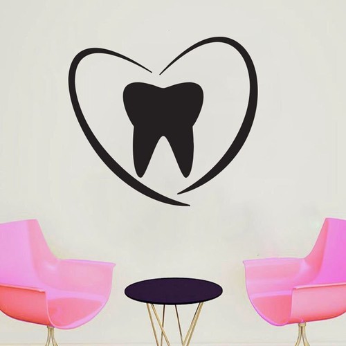 Dentist Smile Wall Sticker Dental Clinic Window Wall Decal Teeth Clinic ...