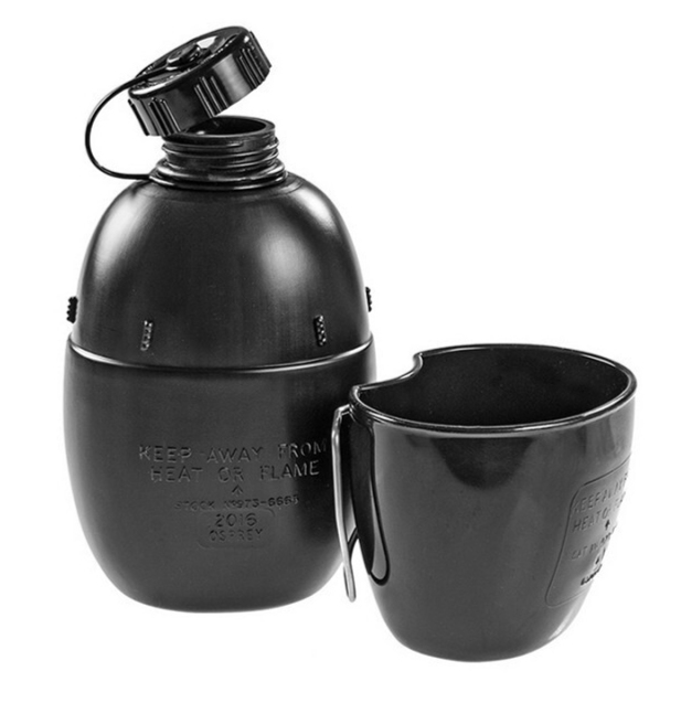 BCB Osprey NATO Water Bottle & Mug Set Durable BPA Free-Plastic 1L ...