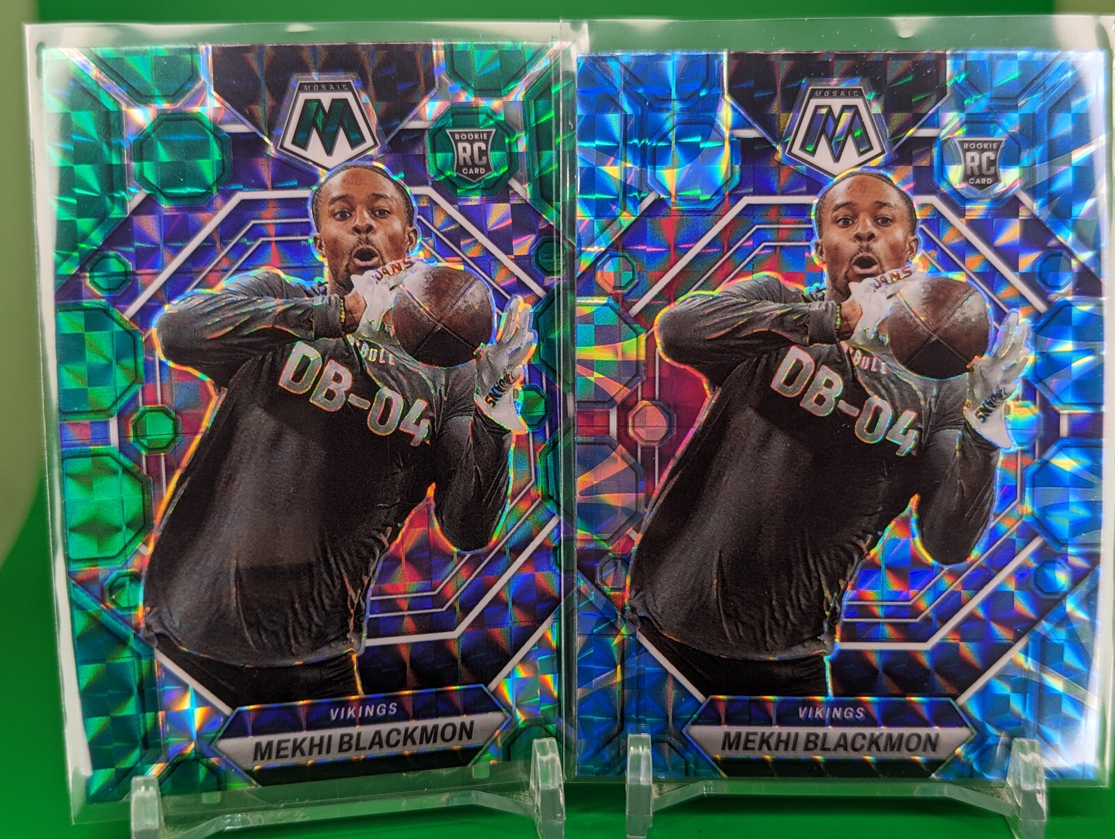 Makhi Blackmon 2 Rookie Card 2023 Panini Mosaic SP Reactive Blue ...