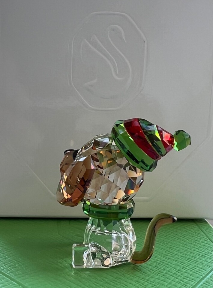 SWAROVSKI Crystal Christmas Holiday Cheers Beagle Figurine #5625856 New ...
