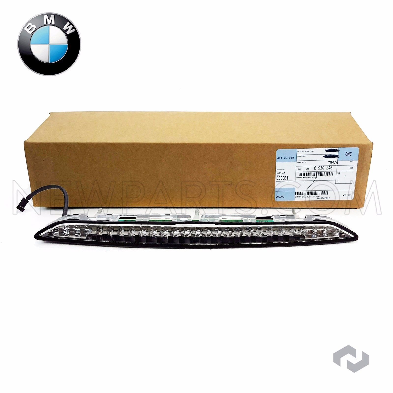 For BMW Z4 2003-2008 Genuine BMW Third Brake Light with White Lens ...