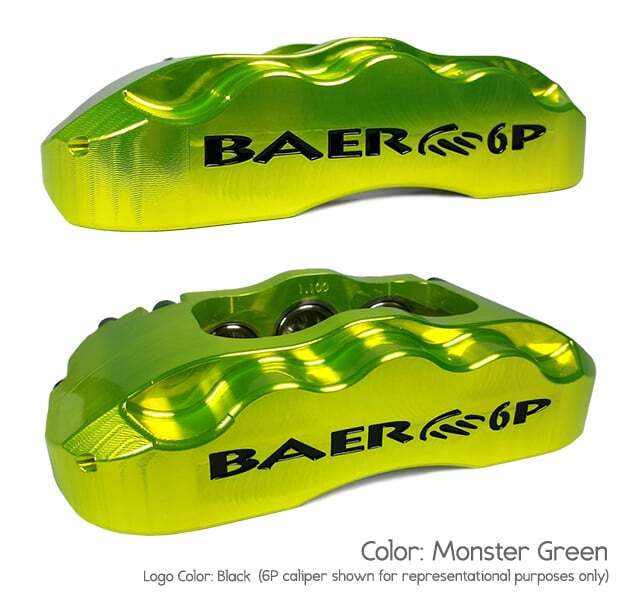 4302421MG Baer Brakes 15" Extreme+ Rear Brake Kit, Monster Green, SDZ ...