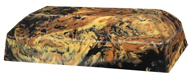 Large 298 Cubic In Antique Gold Zenith Cultured Marble Cremation Urn ...