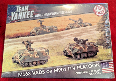 WWIII Team Yankee American M163 VADS or M901 ITV Platoon (4 Models ...