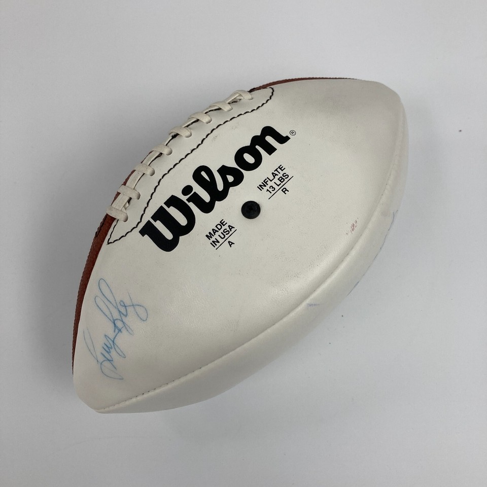 1958 Baltimore Colts NFL Champs Team Signed Football Johnny Unitas ...