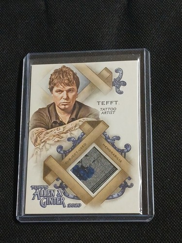 2020 Topps A & G Steven Tefft Subject-Used Memorabilia FSRA-ST Tattoo ...