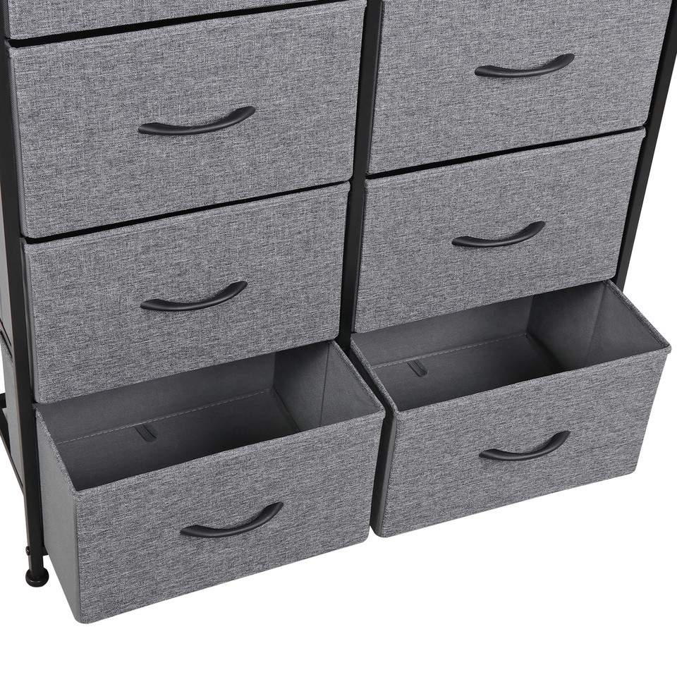 Dressers for Bedroom Fabric Double Dresser Storage Chest Tower 6/8/9 ...