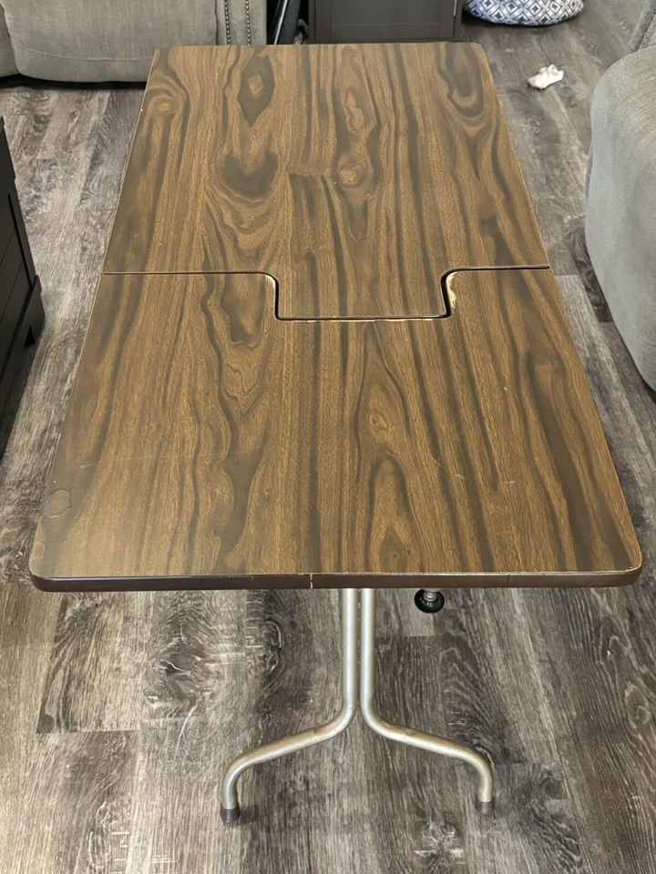 Singer Retro Vintage Sewing Machine Table Portable Folding Mid Century ...