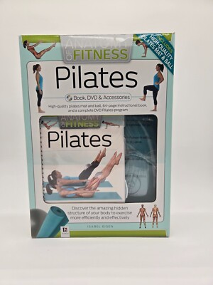Pilates Anatomy Of Fitness Pilates DVD, Accessories Mat, Book &Ball ...