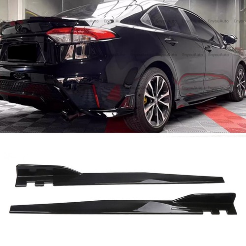 For Toyota Corolla 46" Side Skirt Extension Rocker Panel Splitter ...