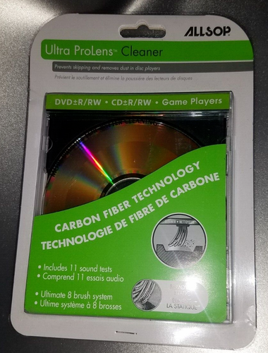 Allsop Cleaning DVD CD Disc Lens Cleaner Kit WII XBOX PS4 Disc Player ...