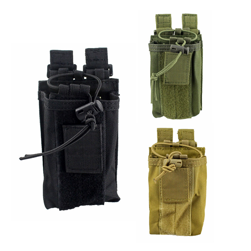 Tactical Molle Radio Holster Military Heavy Duty Radios Pouch Bag ...
