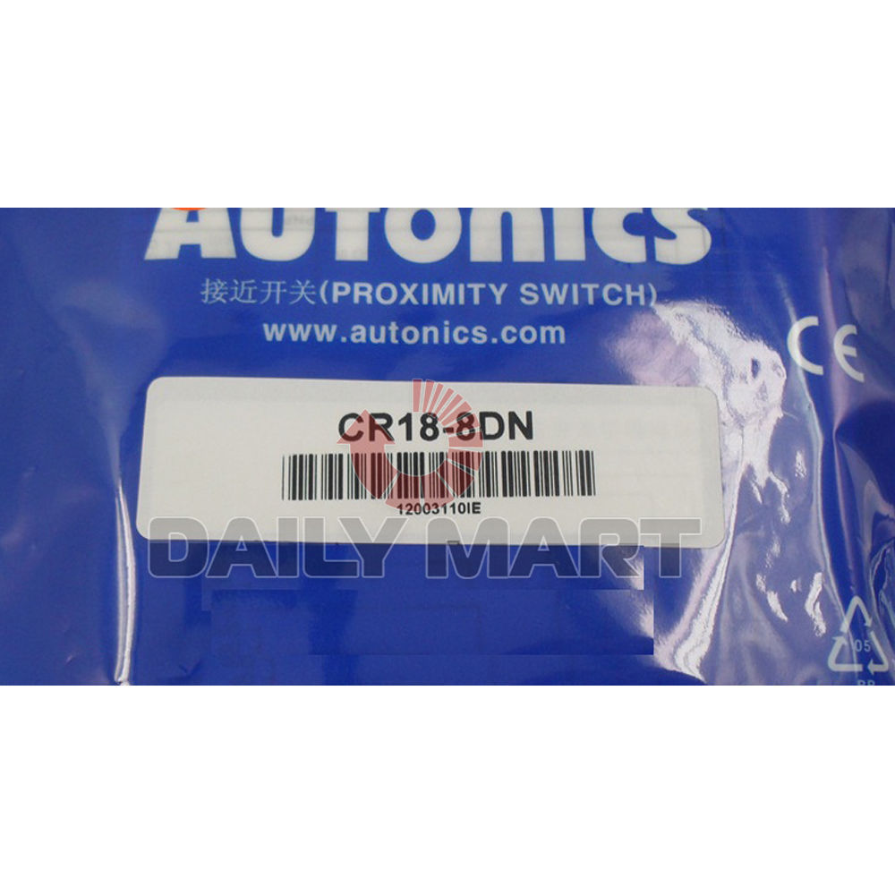 AUTONICS CR18-8DN Cylindrical Capacitive Photoelectric Proximity Sensor ...