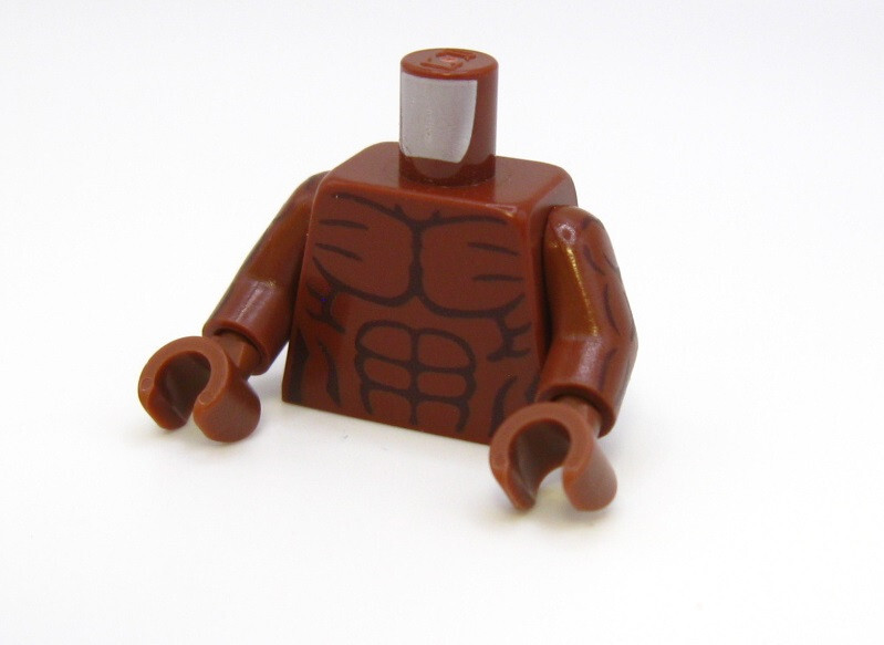 A Custom printed TORSO ASSEMBLY for Minifigures using Real LEGO® brick ...