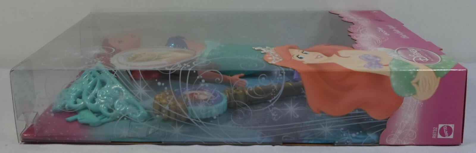 DISNEY MATTEL 2009 PRINCESS ARIEL THE LITTLE MERMAID DOLL WITH CROWN ...