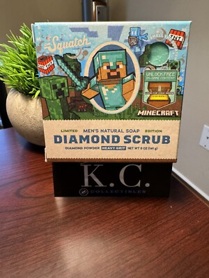 Dr. Squatch Diamond Scrub Minecraft Limited Edition Soap - BRAND NEW 🧼 ...